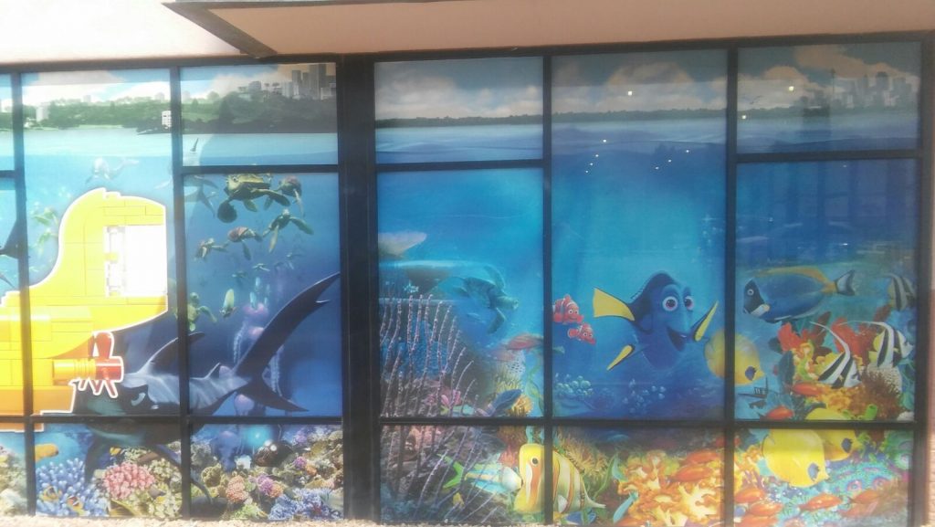 Window graphics printing Phoenix AZ. Window graphics full color