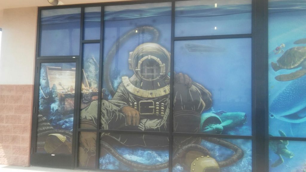 Window graphics printing Phoenix AZ. Window graphics full color